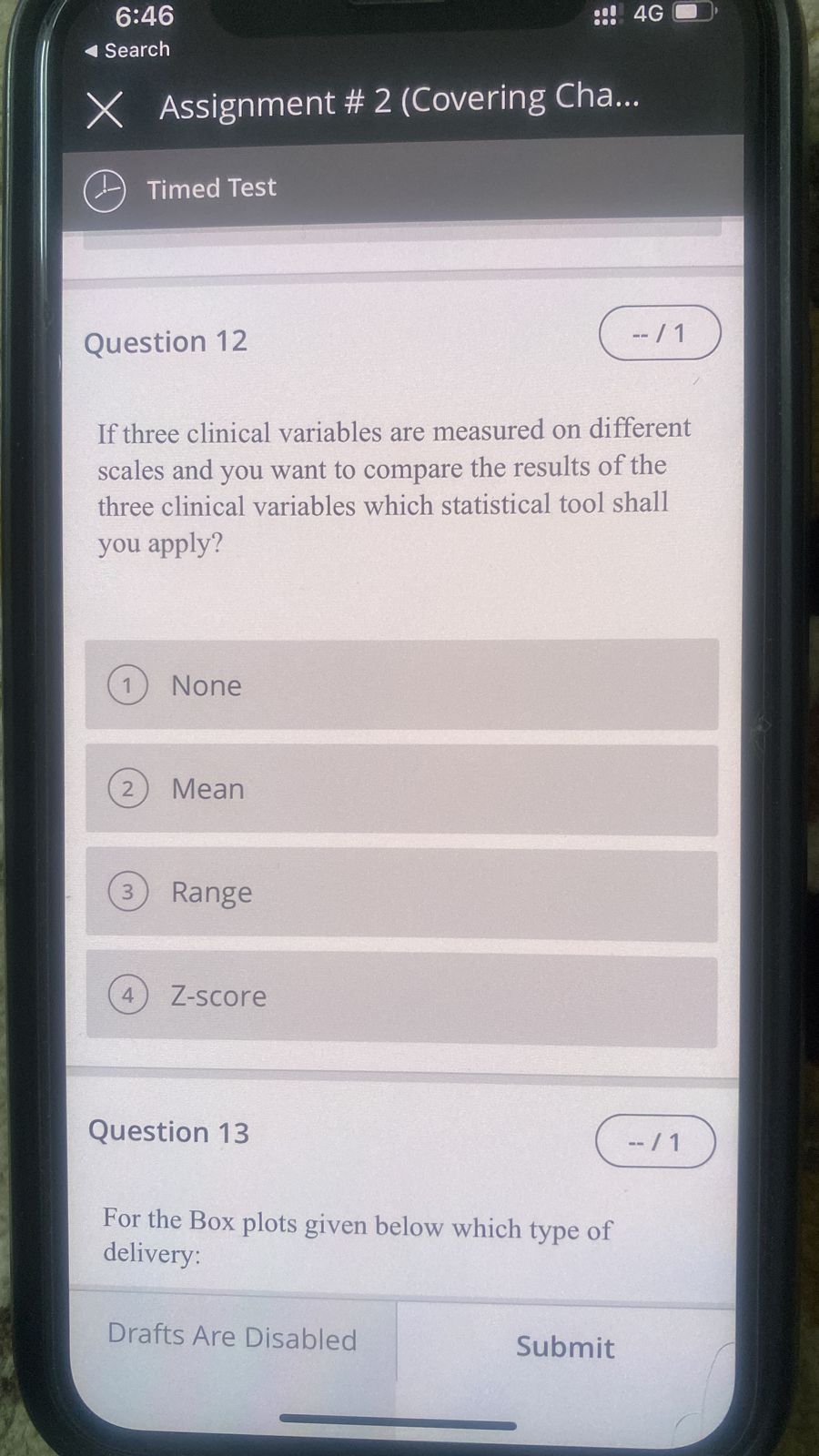 Solved Question 12If three clinical variables are measured | Chegg.com Solved Question 12If three clinical variables are measured | Chegg.com