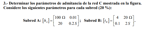Solved Determine the admittance parameters of the network C | Chegg.com