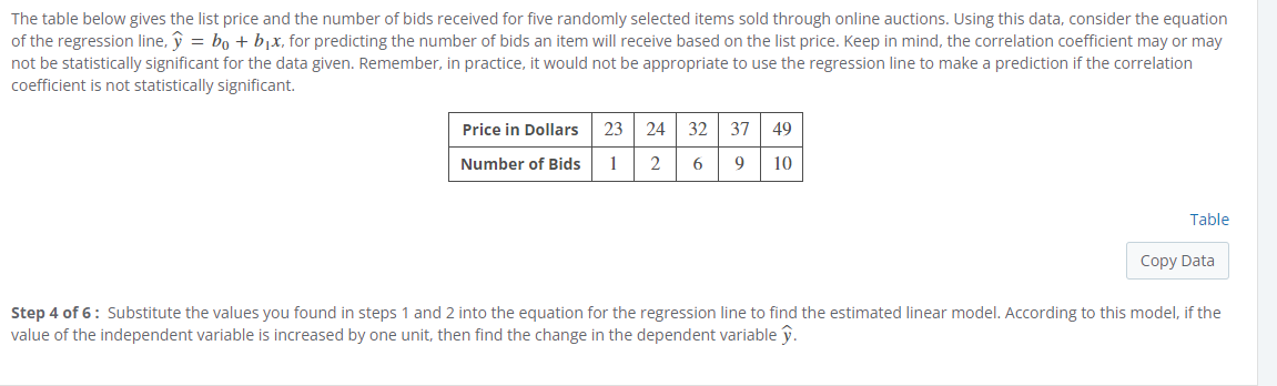 Solved Step 5 of 6 : Determine the value of the dependent | Chegg.com
