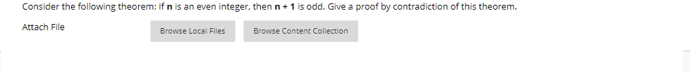 Solved Consider the following theorem: If n is an even | Chegg.com
