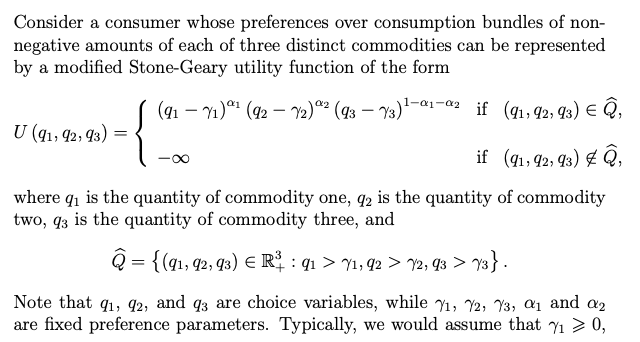 Consider a consumer whose preferences over | Chegg.com