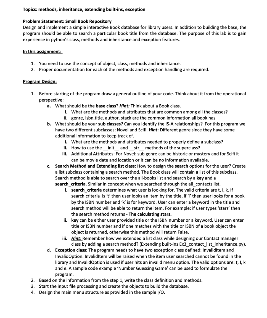 Solved jics: methods, inheritance, extending built-ins, | Chegg.com