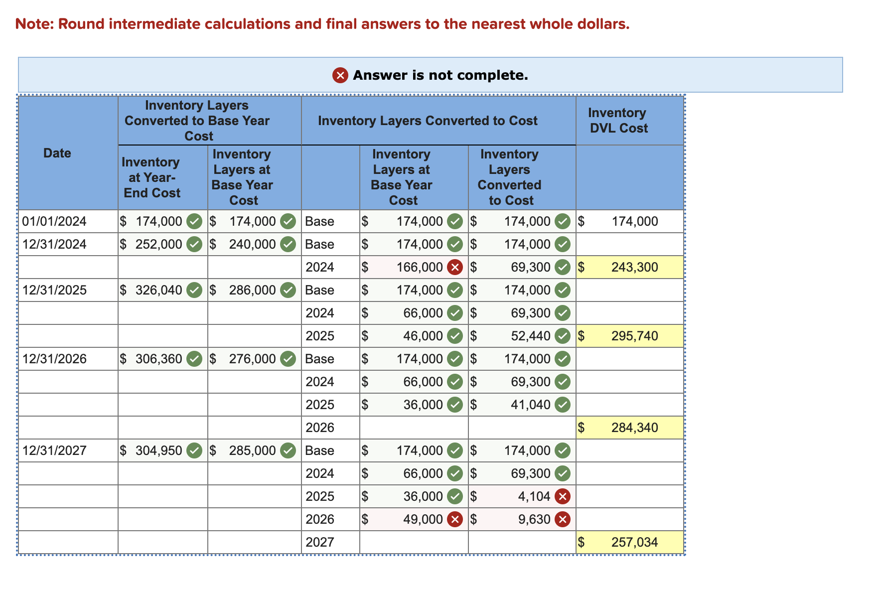 Solved A Company Uses The Dollar Value Lifo Method Of
