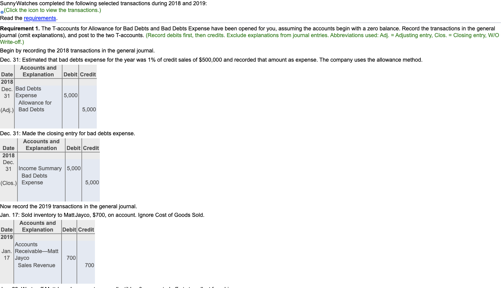 Solved Now post the transactions to the two T-accounts. | Chegg.com