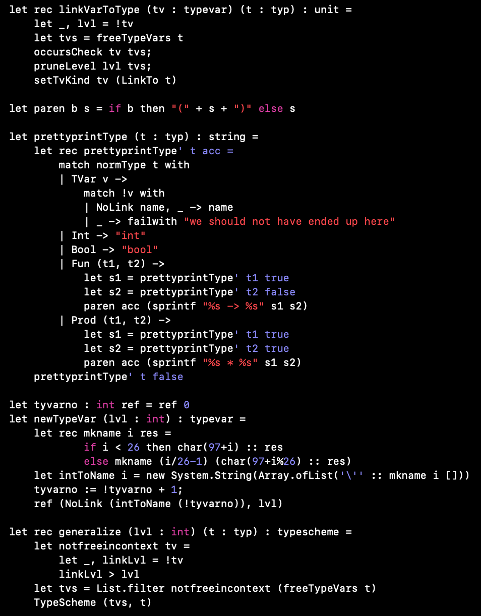 Solved Assignment3.fs contains an implementation of type | Chegg.com