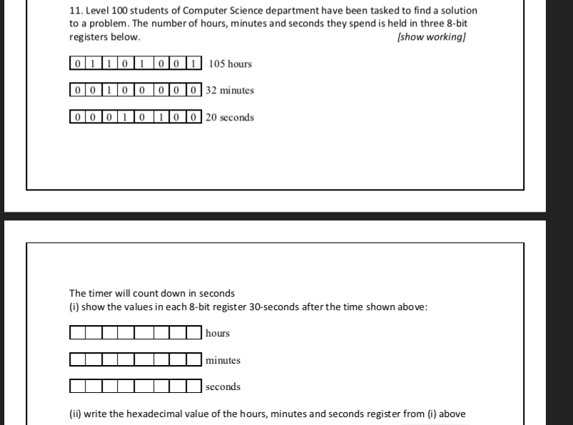 Solved 11. Level 100 students of Computer Science department | Chegg.com