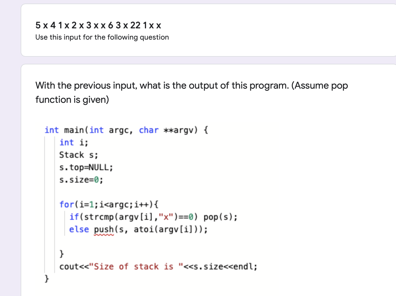 Solved 5x 4 1x2x3 xx 63 x 22 1xx Use this input for the | Chegg.com