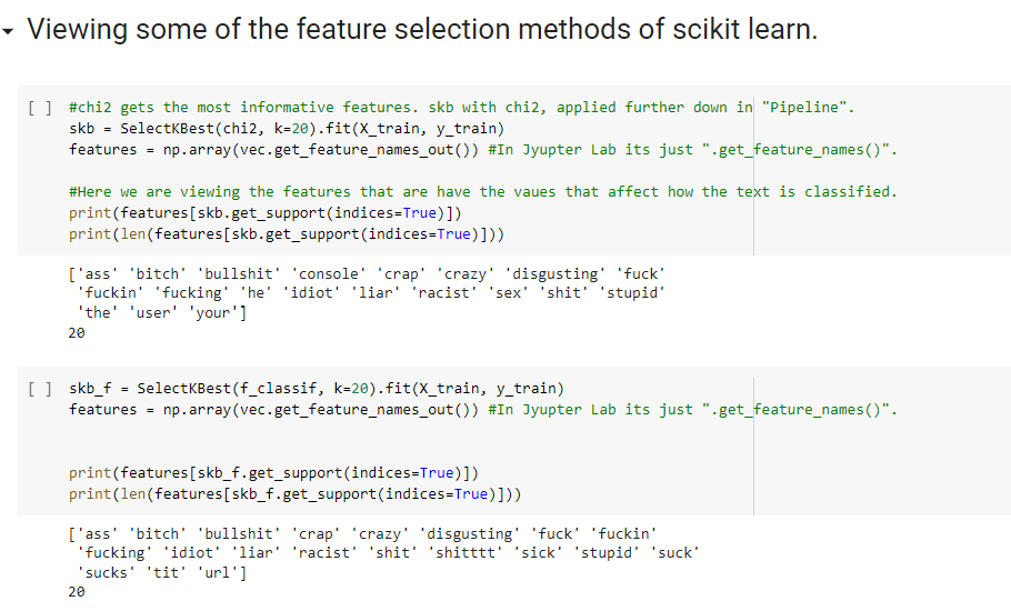 Solved Question 1. Offensive Language Detection. In your own | Chegg.com