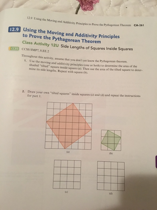 Solved 12.9 Using the Moving and Additivity Principles to | Chegg.com