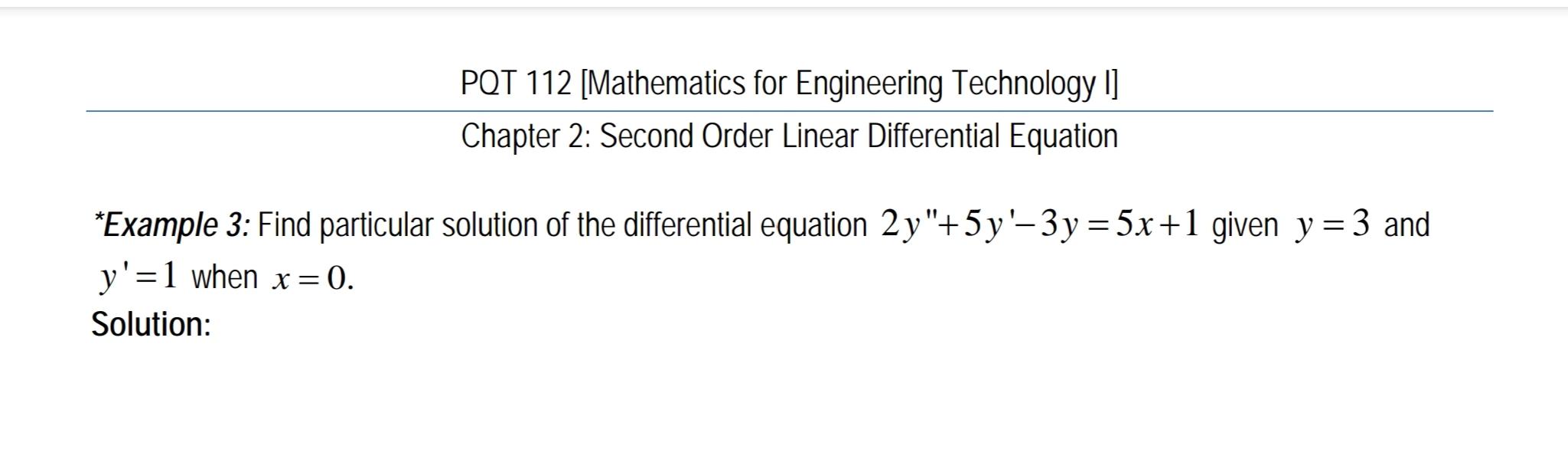 Solved PQT 112 [Mathematics for Engineering Technology 1] | Chegg.com