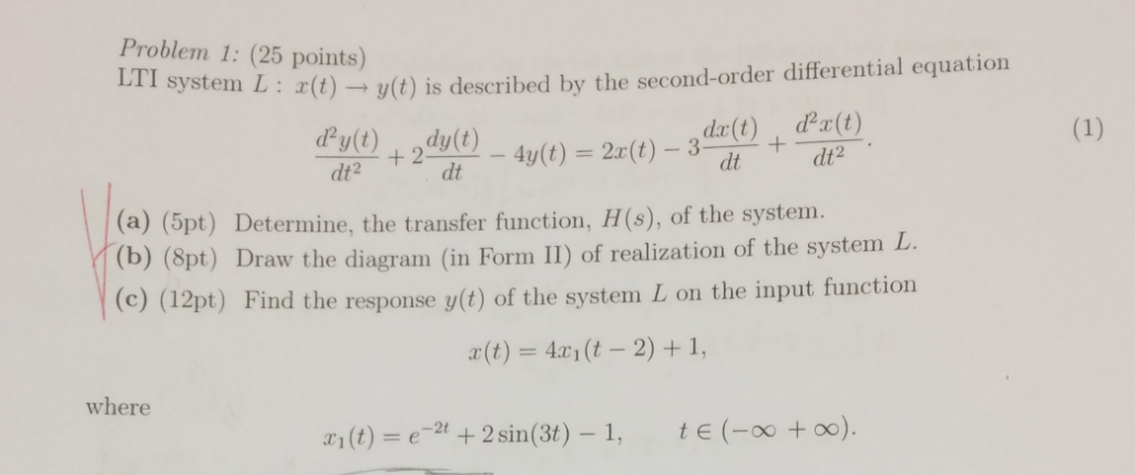 Solved Hi, I am taking a Signals and System class and I am | Chegg.com
