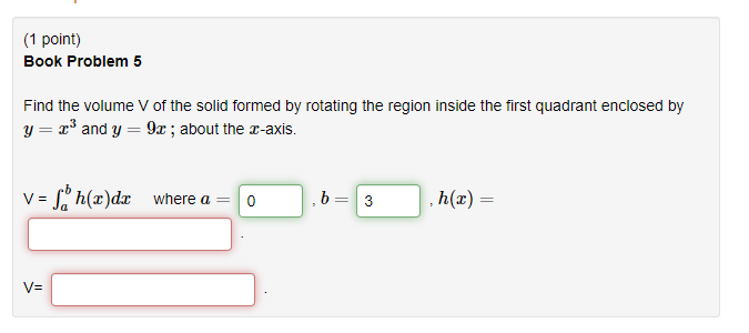 Solved (1 point) Book Problem 42 The base of a certain solid | Chegg.com