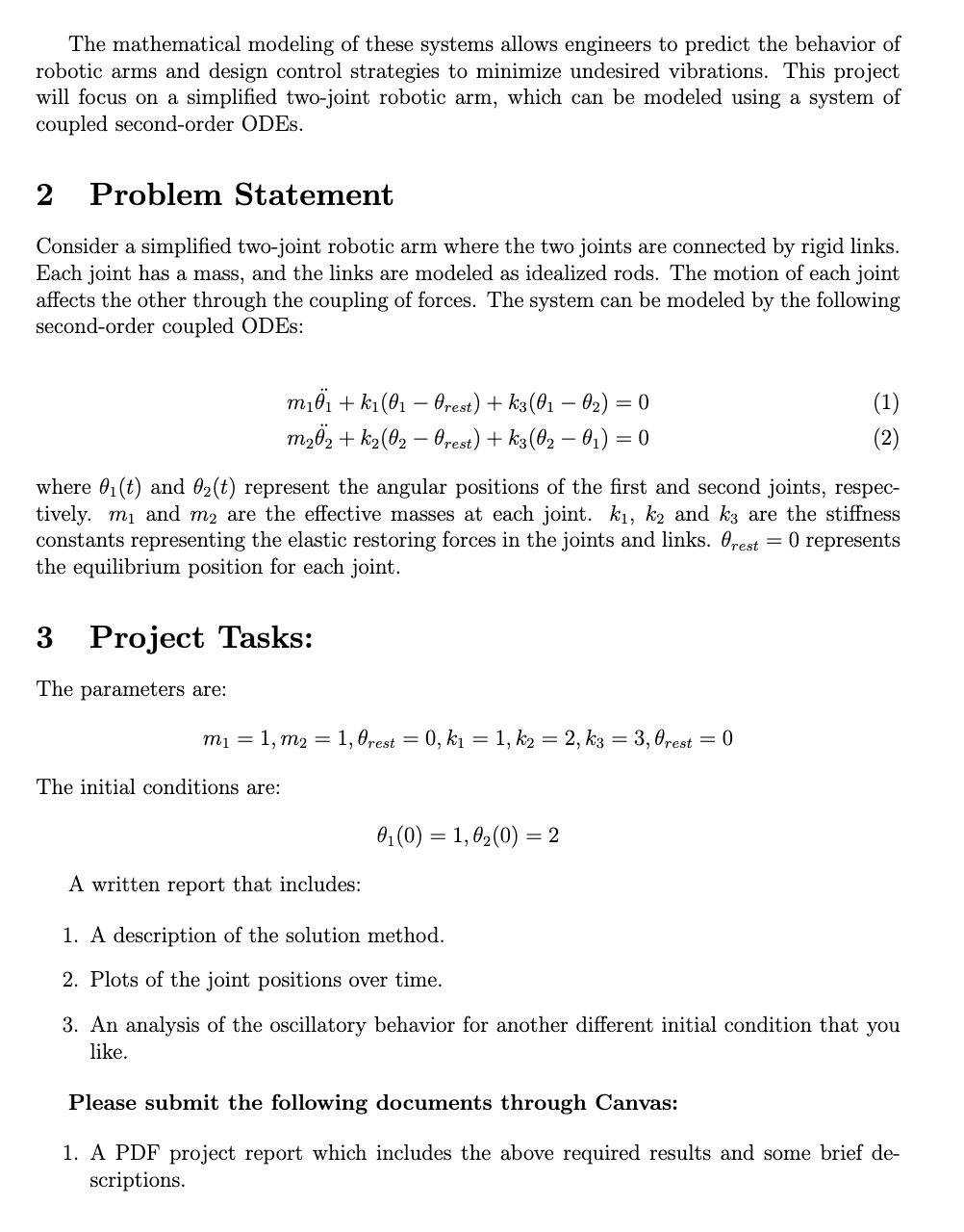 Solved 1 ﻿Introduction: Modeling Coupled Joint | Chegg.com