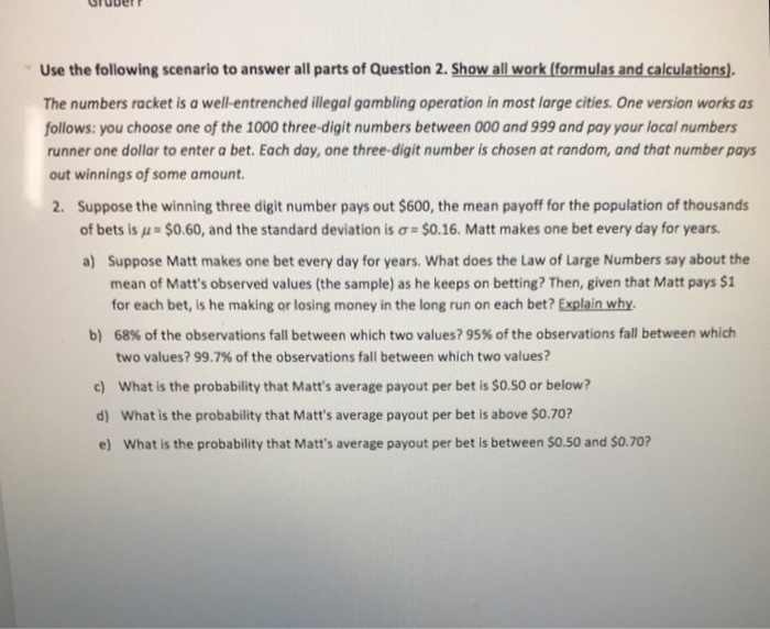 Solved Sruber Use the following scenario to answer all parts | Chegg.com