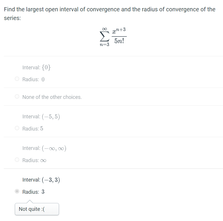 Solved Find the largest open interval of convergence and the | Chegg.com