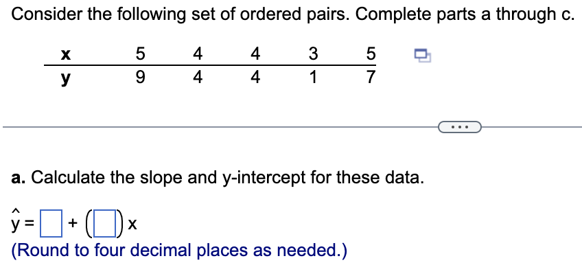 Solved b. Calculate the total sum of squares (SST) c. | Chegg.com