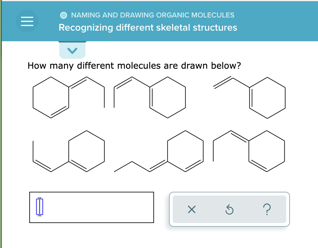 Solved = NAMING AND DRAWING ORGANIC MOLECULES Recognizing | Chegg.com