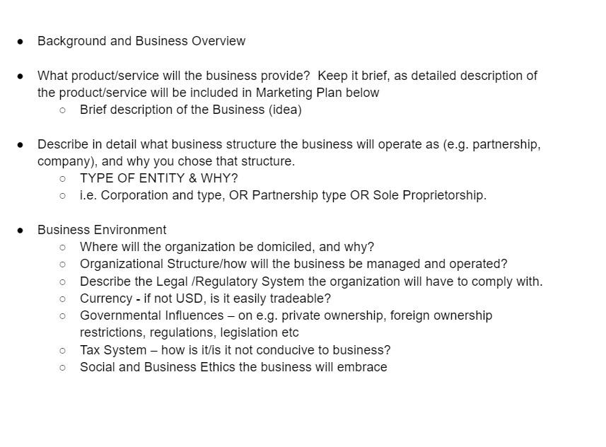 Solved - Background and Business Overview - What | Chegg.com