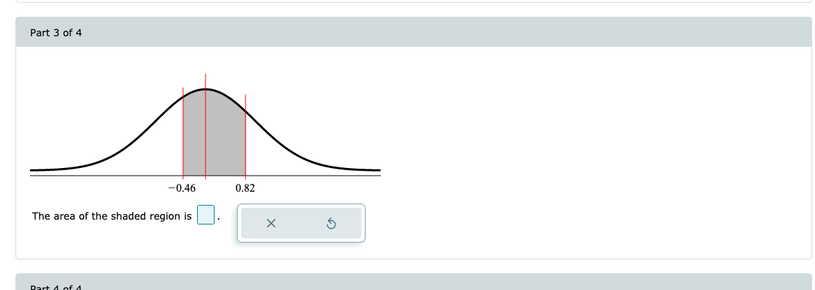 Solved Find each of the shaded areas under the standard | Chegg.com