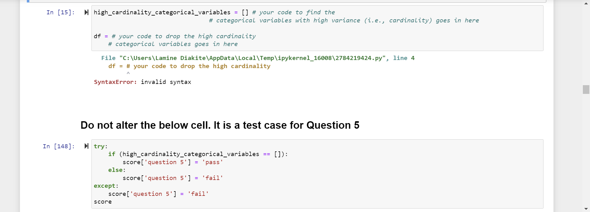 Solved question 4 Identify the categorical variables with | Chegg.com
