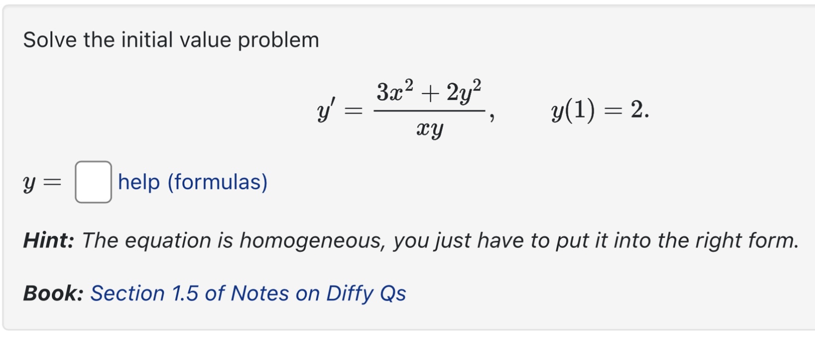Solved Solve the initial value | Chegg.com
