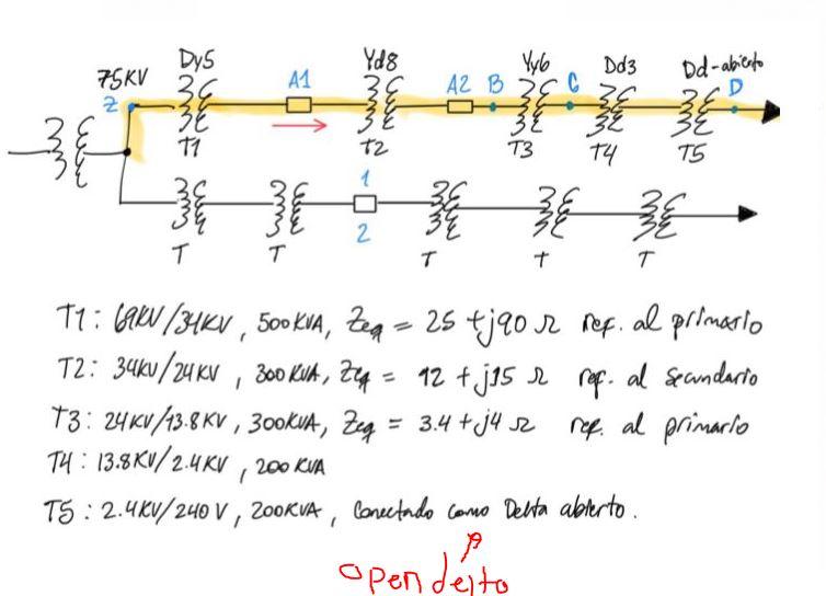 Three-Phase Transformers, Vector Group, P.U. System, | Chegg.com