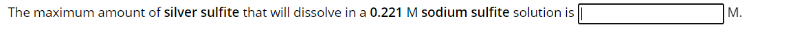 Solved The Molar Solubility Of Chromium Iii Hydroxide In A