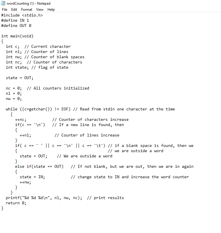 Solved Modify The Word Counting Program Below In Such A Way 1689