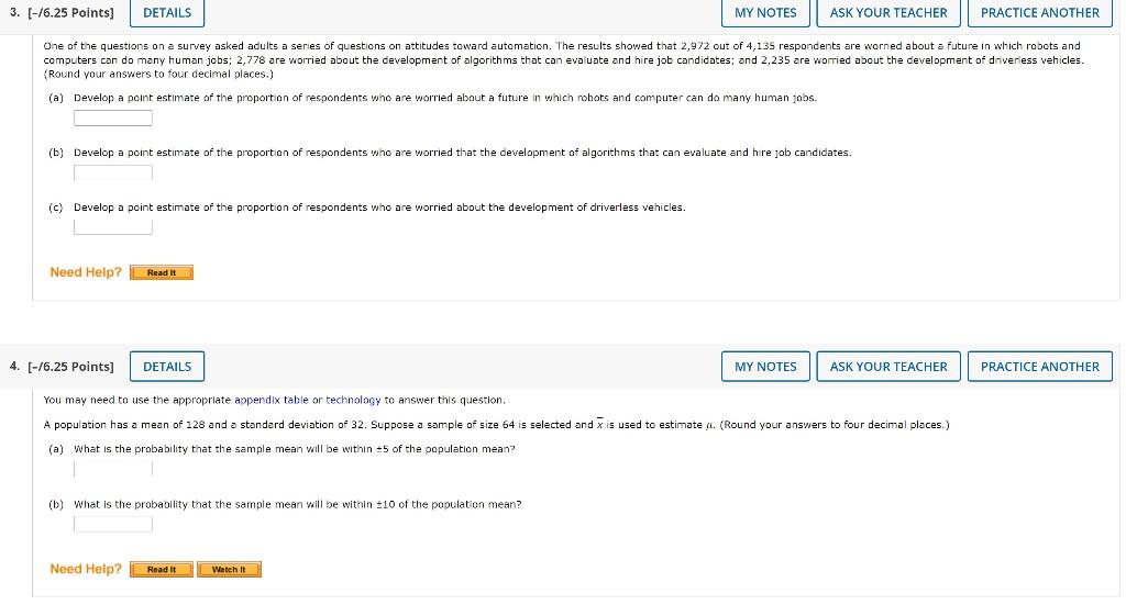 Solved (Round your answers to four decimal places.) (a) | Chegg.com