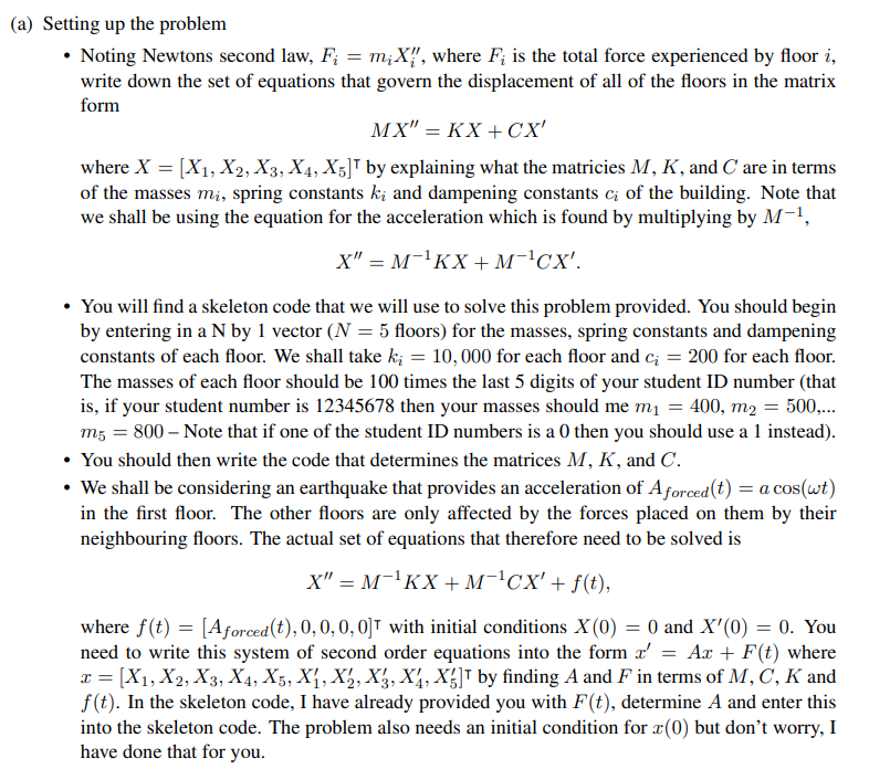Solved Please use MATLAB software to solve, and ONLY use | Chegg.com