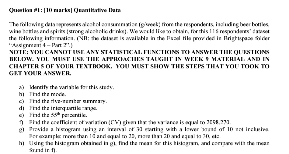 Solved here is the link for the data set: | Chegg.com