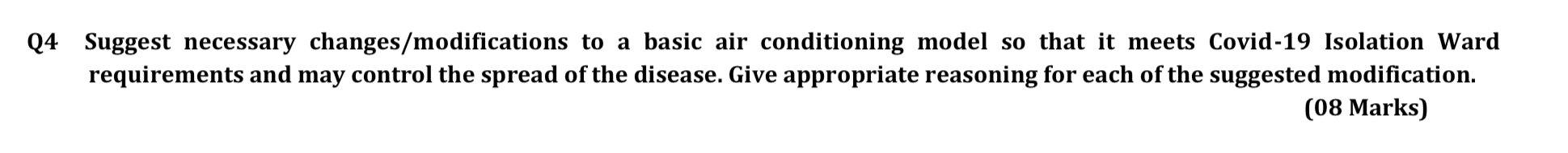 Solved Q4 Suggest necessary changes/modifications to a basic | Chegg.com