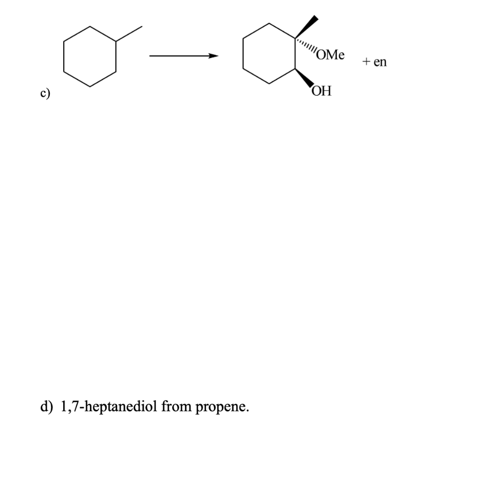 Solved 3. Propose an efficient synthesis for each of the | Chegg.com