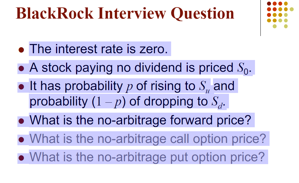 Solved BlackRock Interview Question The interest rate is | Chegg.com