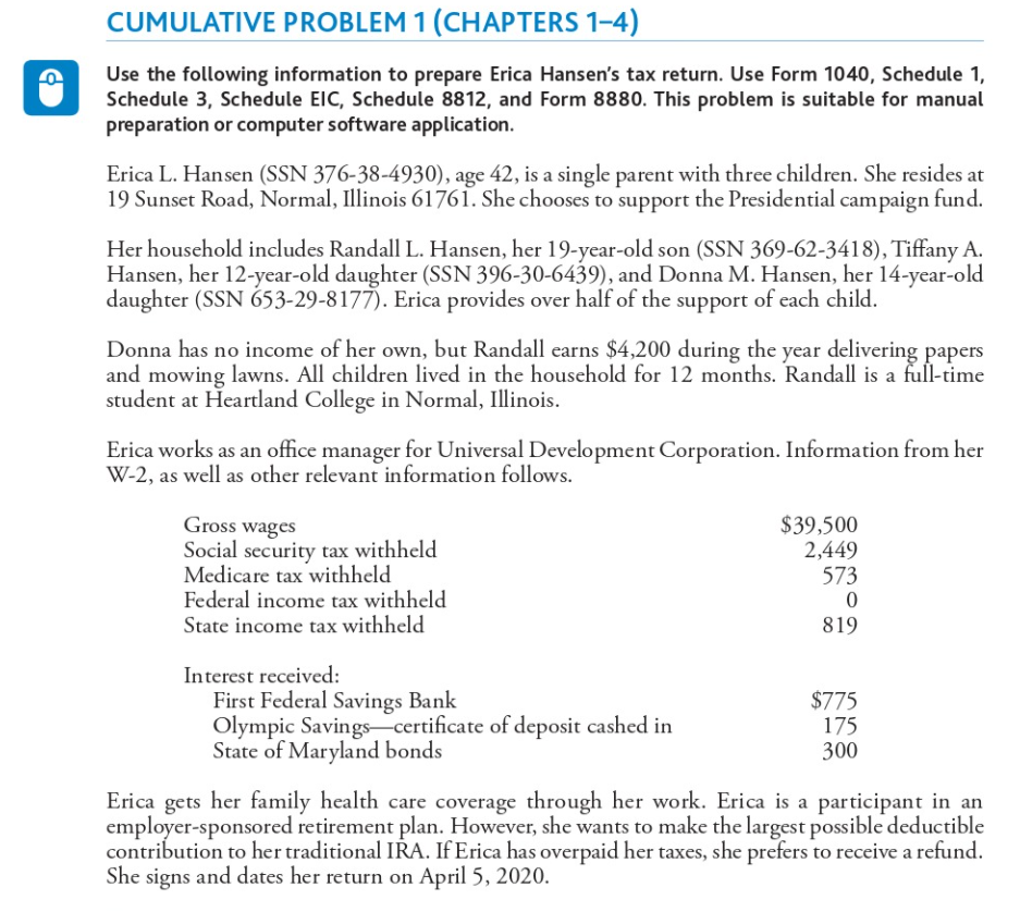 Solved 1. How much is Adjusted Gross Income (AGI) in Form | Chegg.com