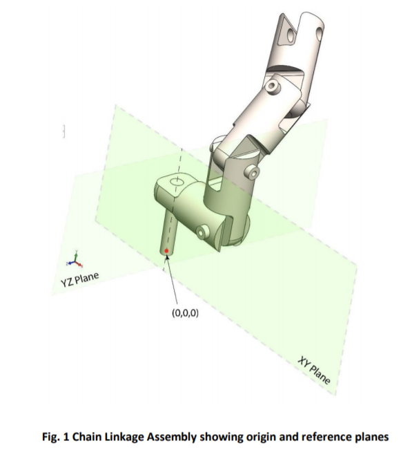 Solved ***SOLIDWORKS*** Create the chain linkage assembly | Chegg.com