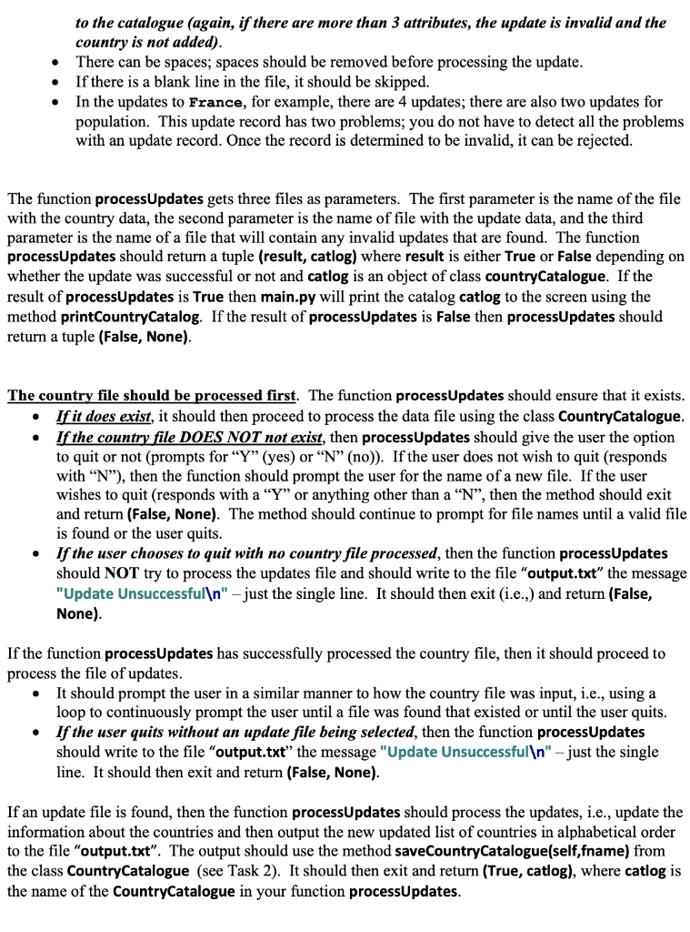 Solved CS1026: Assignment 4: Country Classes Due: Monday, | Chegg.com