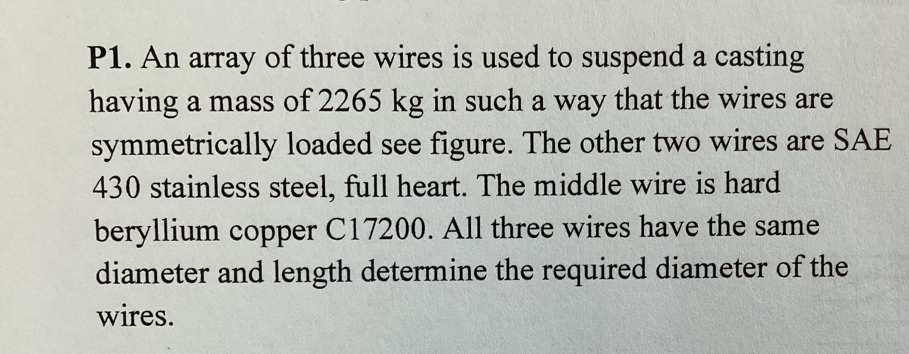 solved-p1-an-array-of-three-wires-is-used-to-suspend-a-chegg