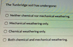 Solved Tunbridge soil is the state soil of Vermont, and | Chegg.com