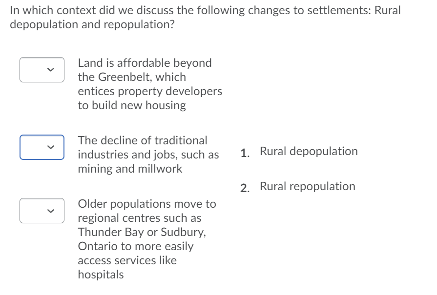 Solved In which context did we discuss the following changes | Chegg.com