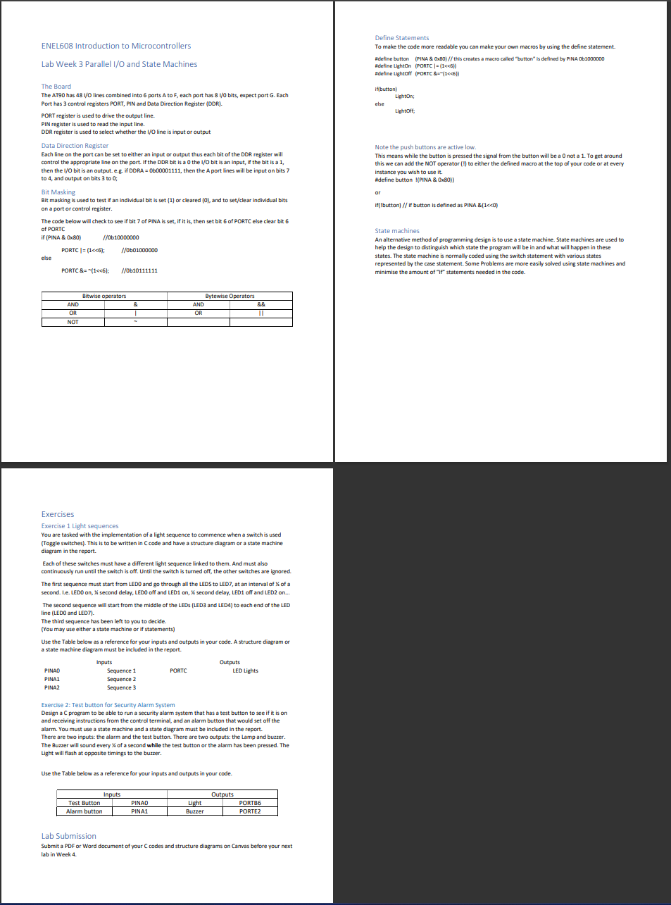 Define Statements To make the code more readable you | Chegg.com