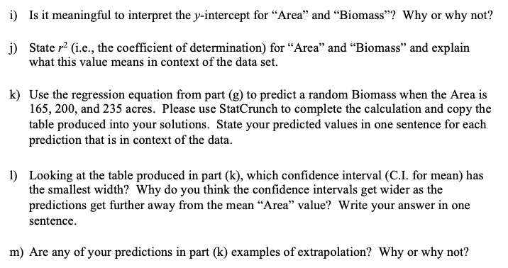 The data set provided in StatCrunch contains a simple | Chegg.com