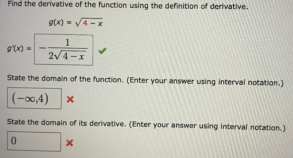 Solved Find the derivative of the function using the | Chegg.com
