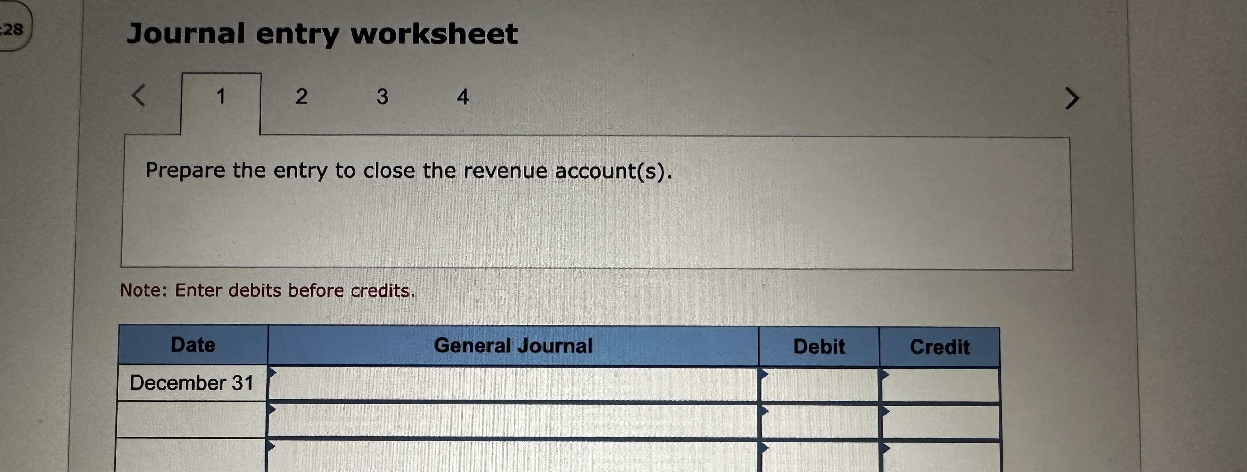Solved Journal entry worksheet Prepare the entry to close | Chegg.com