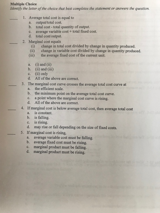 Solved Multiple Choice Identify the letter of the choice | Chegg.com Solved Multiple Choice Identify the letter of the choice | Chegg.com