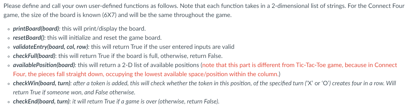 Solved Please Define And Call Your Own User Defined