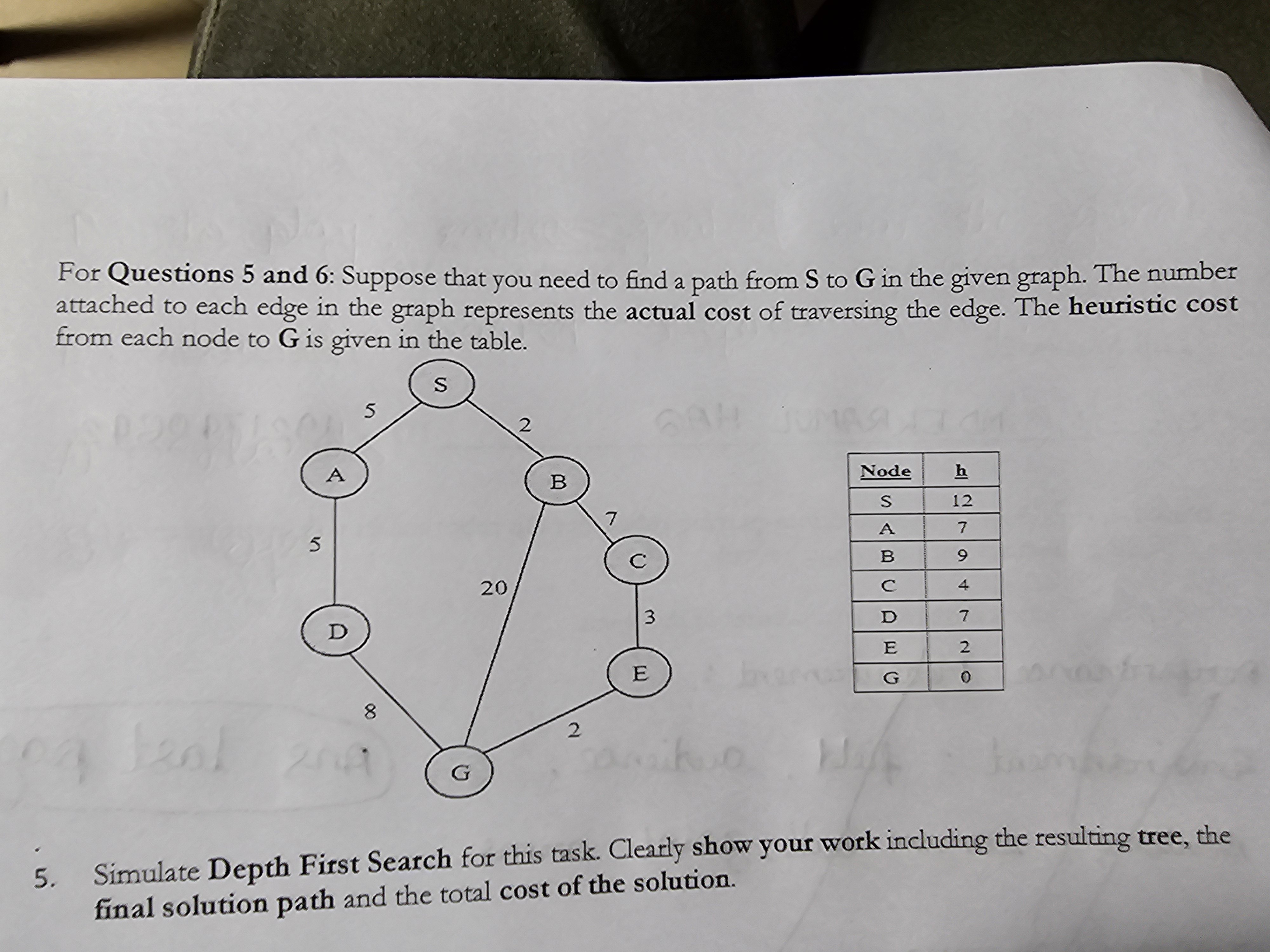 For Questions 5 and 6: Suppose that you need to find | Chegg.com