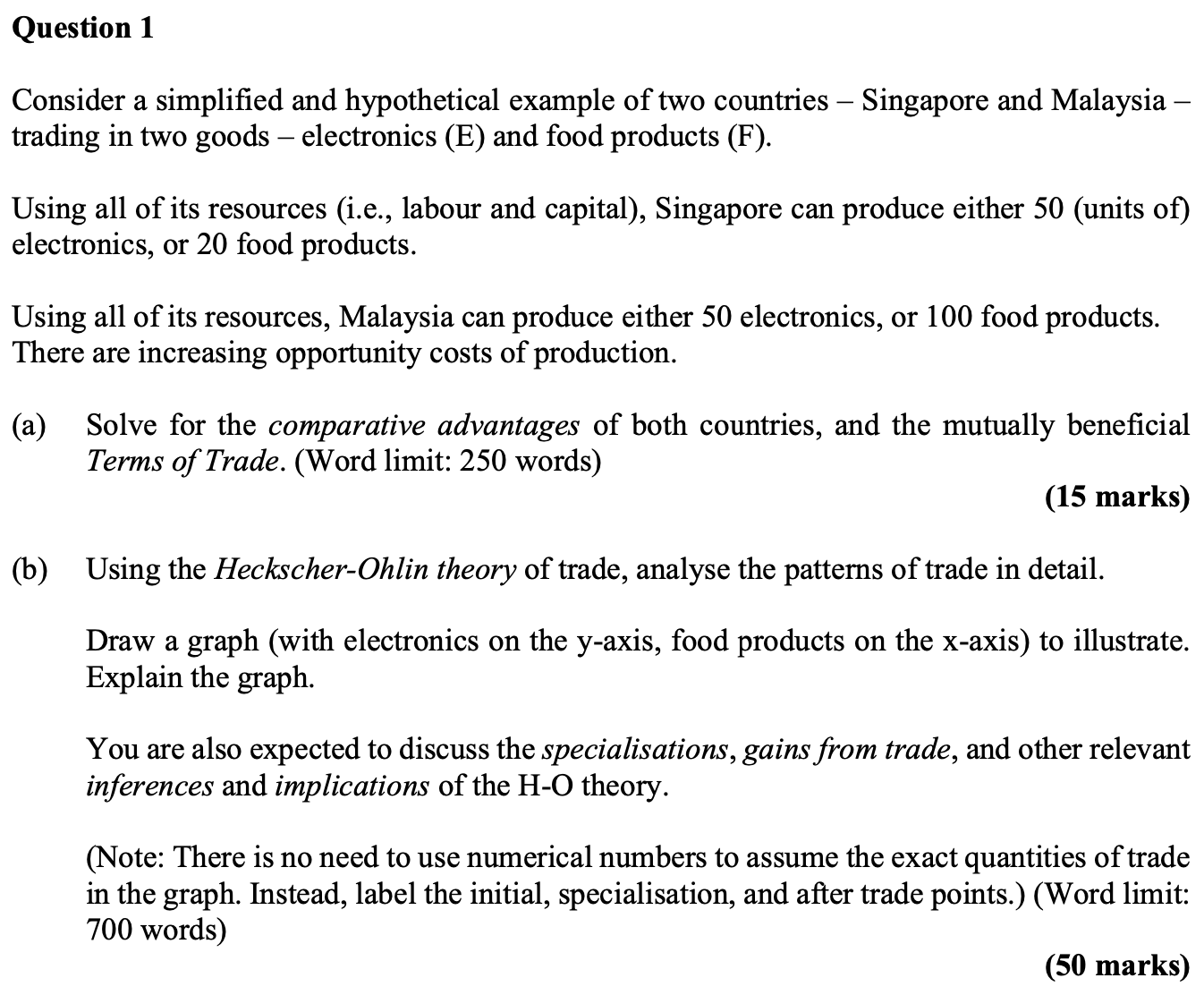 Solved Consider a simplified and hypothetical example of two | Chegg.com