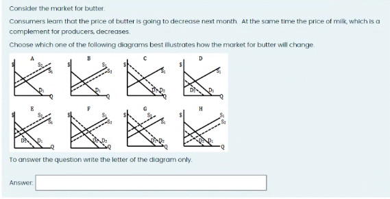 Solved Consider the market for butter. Consumers learn that | Chegg.com