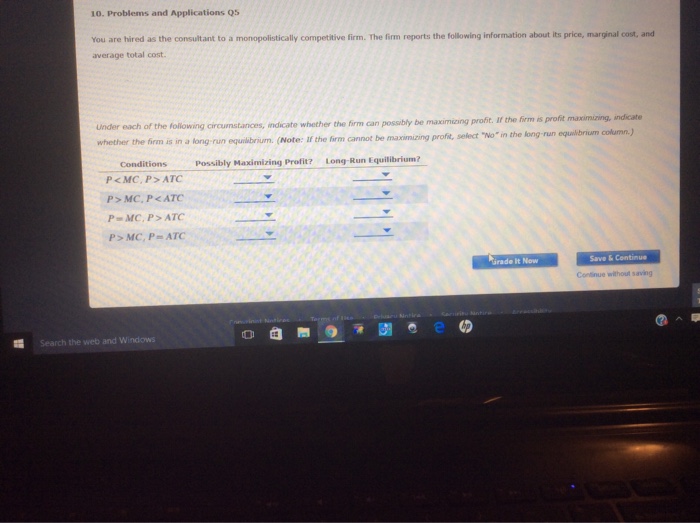 Solved 10. Problems and Applications Q5 You are hired as the | Chegg.com